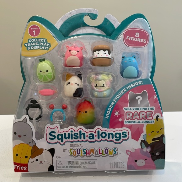 Squishmallows | Toys | New 8pc Squishalongs Figures Series Set By ...